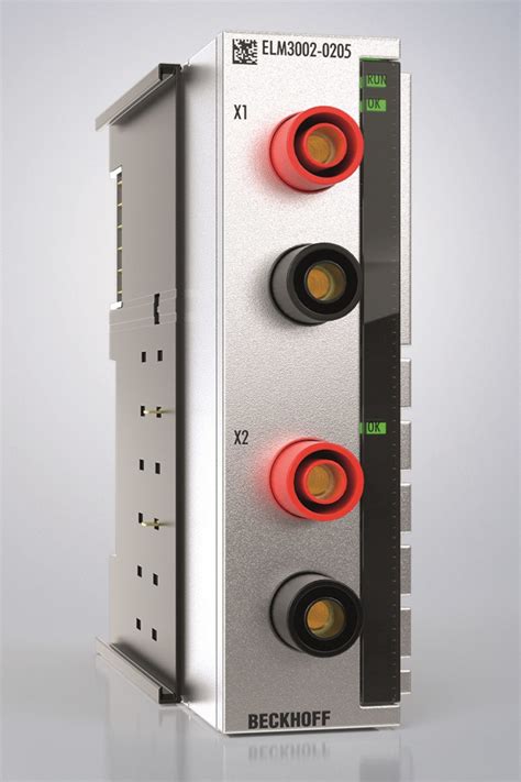 Beckhoff Automation Dwukanałowy terminal EtherCAT do pomiaru napięcia do 1000 V w akumulatorach