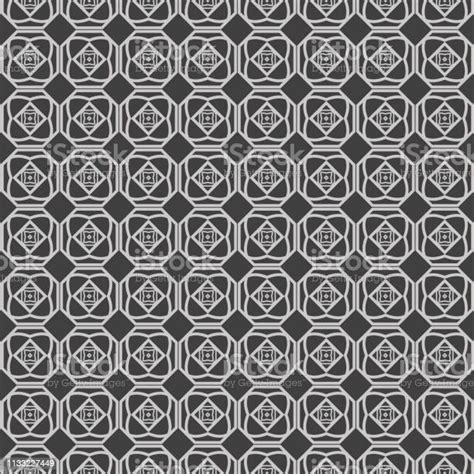 Ilustrasi Vektor Ornamen Geometris Renda Mulus Yang Indah Abstrak Warna