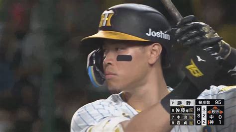 Nhkベースボール On Twitter 【サトテル の一打で追加点！】 プロ野球⚾️ 阪神×中日 Nhkbs1 放送中 6回