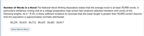 number of words in a novel the national novel writing