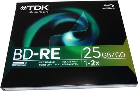 Tdk Branded Rewritable Blu Ray Bd Re Disc