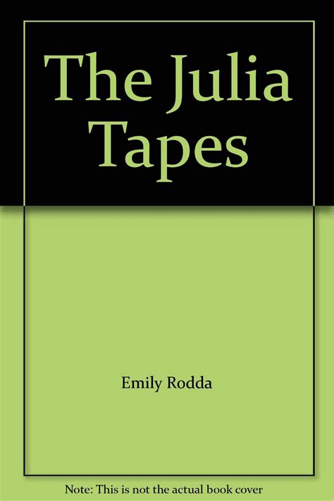 The Julia Tapes Emily Rodda 9780141304809 Books