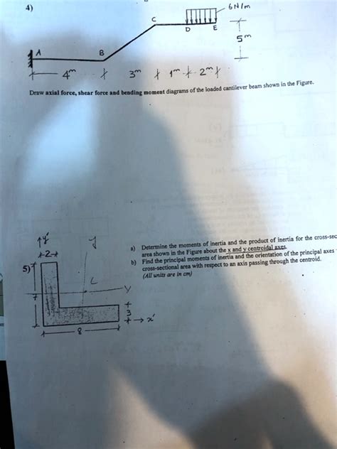 Solved 4 6n 4 312 14 2 Adetermine The Moments Of Inertia And The Product Of Inertia For The