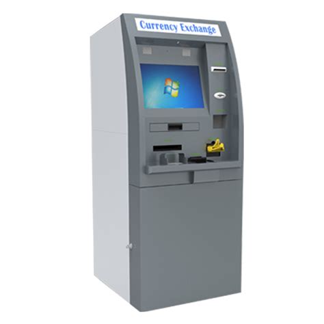 교도관 서비스 화폐 교환 디스플레이와 은행 Atm 키오스크 윈도우 통화 교환 기계