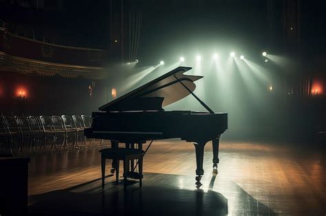 Premium Ai Image The Piano At The Concert Ai Technology Generated Image