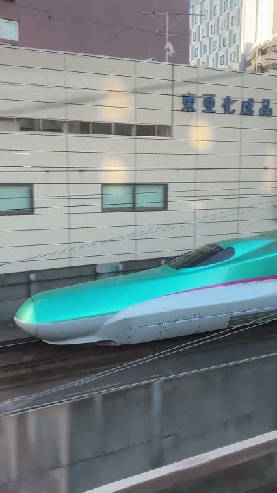 新幹線と並走 新幹線 E5系 東北新幹線 東京 並走 特急ときわ Youtube