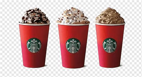 라떼 커피 에스프레소 크리스마스 스타 벅스 레드 스타 벅스 컵 크림 식품 아이스크림 Png Pngwing
