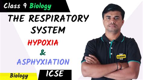 Hypoxia And Asphyxiation The Respiratory System Class 9 Icse Youtube
