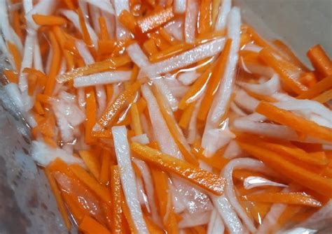 Resep Acar Wortel Dan Lobak Ala Hokben Salad Ala Hokben Oleh Afriana