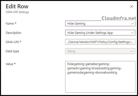 Hide Gaming Under Settings On Windows Using Intune 2 Ways