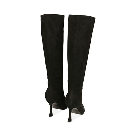 Stivali Donna Neri In Microfibra Tacco 95 Cm Primadonna Collection