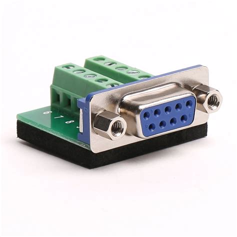 Mua Db9 Breakout Board Db9 Rs232 Serial Female To Terminal Block 10 Pin
