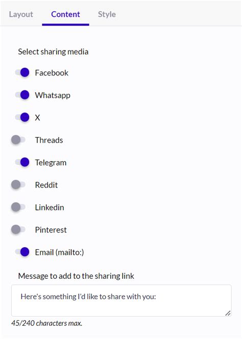 Social Sharing Widget AB Tasty