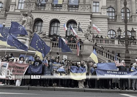 Thousands Gather In Prague To Protest Against High Cost Of Living And