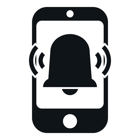 Smartphone Alarm Clock Icon Simple Vector Sleep Problem 22873534 Vector Art At Vecteezy