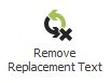 Remove Replacement Text Axes