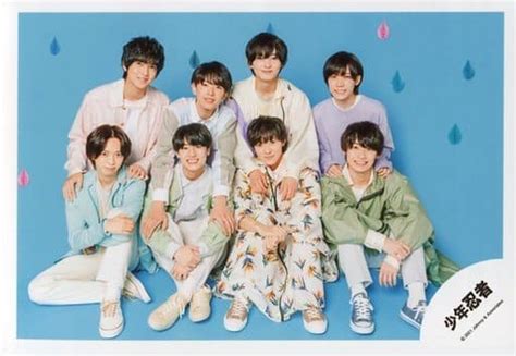 駿河屋 少年忍者集合8人横型・全身greeting Photo ～rainy Season 2021～公式生写真（男性生写真）