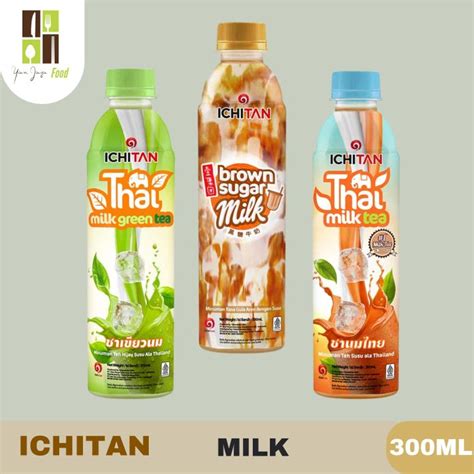 Ichitan Minuman Tea Thai Milk Tea Thai Milk Green Tea Brown Sugar Milk 300ml Lazada