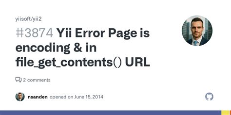 Yii Error Page Is Encoding In File Get Contents Issue Yiisoft Yii GitHub