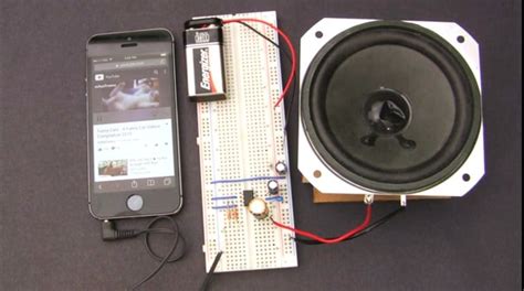 Audio Amplifier Circuit Using LM Breadboard Maker Pro