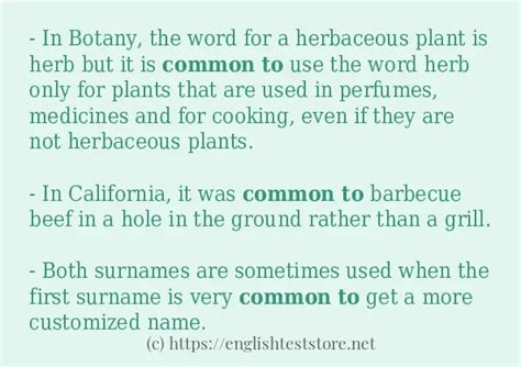 Use The Word Common To Englishteststore Blog