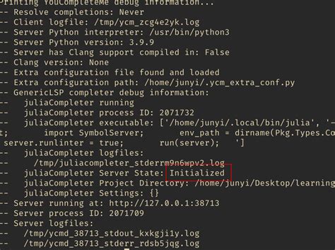 My Julia Setup For Vim With Ycm On Linux Tooling Julia Programming Language