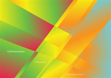 Colorful Gradient Geometric Shapes Background