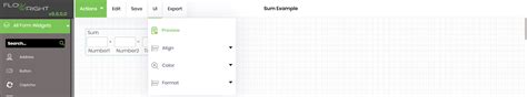 simple form widget example 1 flowwright