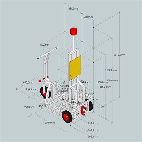 Electric Trolley Cart Troli Listrik