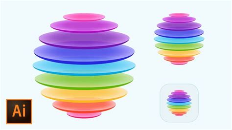 Create Colorful Ios Style App Icon In Adobe Illustrator