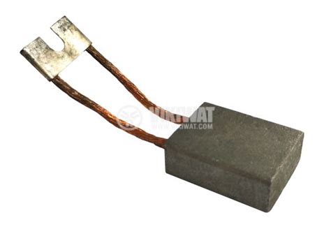 Charcoal Graphite Brush 25x32x125 Mm Fork Tip 5 Mm Vikiwat