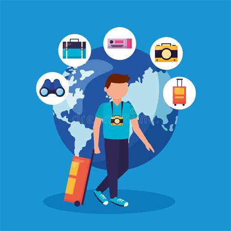 Carry On Suitcase On Wheels Monochrome Flat Vector Object Stock Illustration Illustration Of