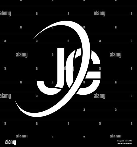 Jg Logo J G Design White Jg Letter Jg J G Letter Logo Design