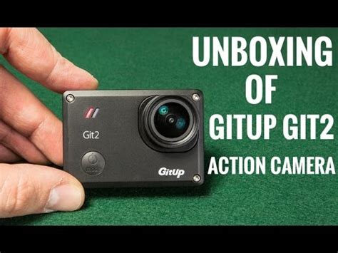 Unboxing Of Gitup Git2 Action Camera YouTube