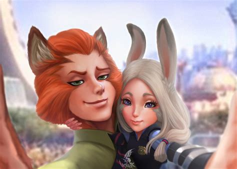 Zootopia Nick Wilde Judy Hopps Human Version Zootopia