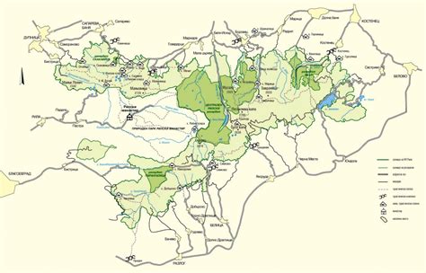 Национален парк Рила Карта на парка Асоциация на парковете в България