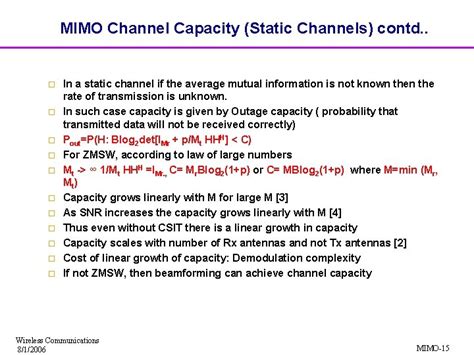 Multipleinputmultiple Output Mimo Systems Wireless Communications