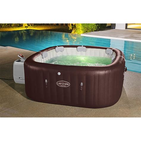Lay Z Spa Maldives Hydrojet Pro 7 Burgundy