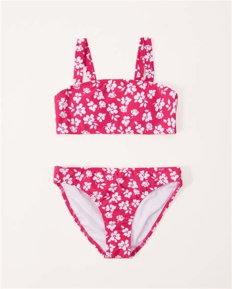 Girls Bandeau Two Piece Swimsuit Girls Swimsuits