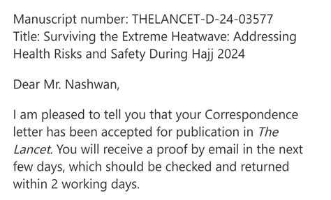 Abdulqadir Nashwan On Linkedin I Am Beyond Thrilled To Share That Our Correspondence Has Been