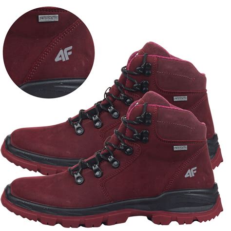 Buty Damskie Trekkingowe Zimowe Sportowe Wodoodporne F R