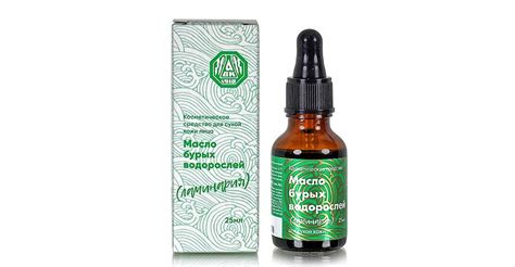 Масло водорослей: фукуса, ламинарии, спирулины, черноморских бурых ...