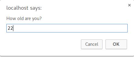 JavaScript Tutorial Using Window Prompt