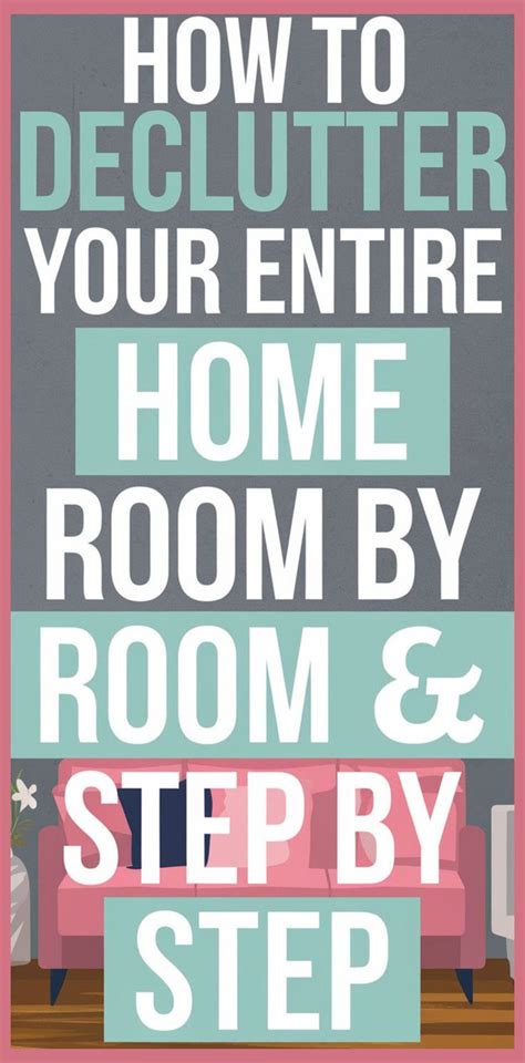 How To Declutter Your Home Room By Room Checklist Tips And Action Plan Declutter Your Home