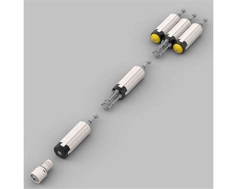 Lego Moc Integrated Manned Interplanetary Spacecraft 1 440 By