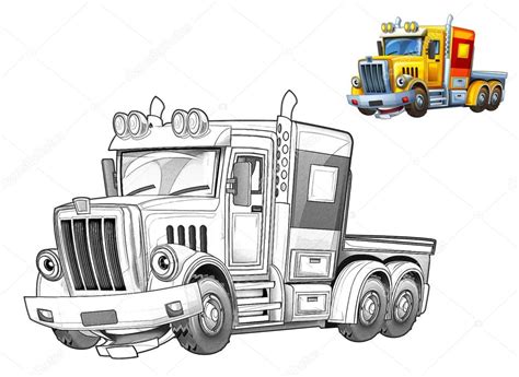 Desenhos de caminhões para colorir Desenhos