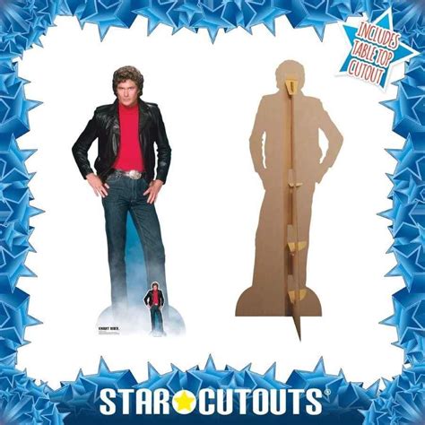 Knight Rider Michael Knight David Hasselhoff Life Size Cardboard Cut Out