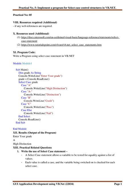 practical no 05 hey this is tutorial practical no 5 implement a program for select case