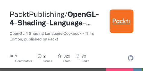 Github Packtpublishingopengl 4 Shading Language Cookbook Third