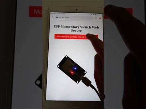 Demo Esp Esp Momentary Switch Web Server Control Gpio Outputs